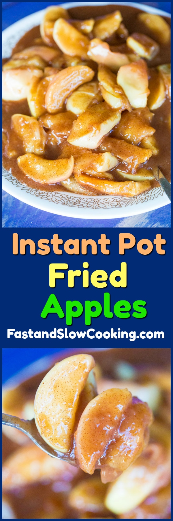 Instant Pot Fried Apples - Like Cracker Barrel! - Fast and Slow Cooking